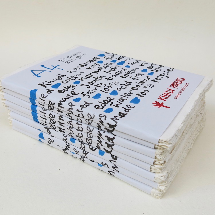 Бумага для акварели KHADI PAPERS А4 21х30 см 320 г 100% хлопок ...