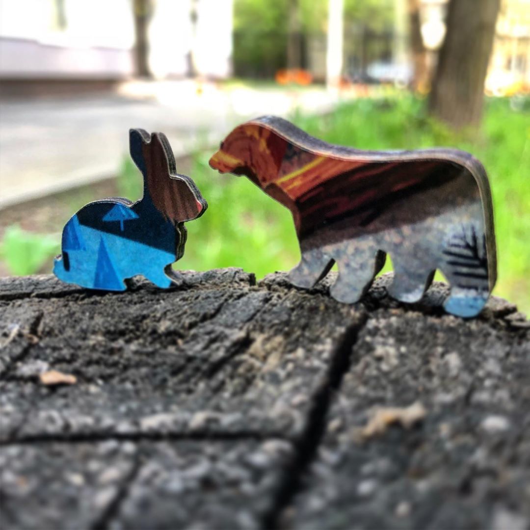 Набор деревянных пазлов 2D VDOVICHEV "У лукоморья" IQ-4835 - купить в ...