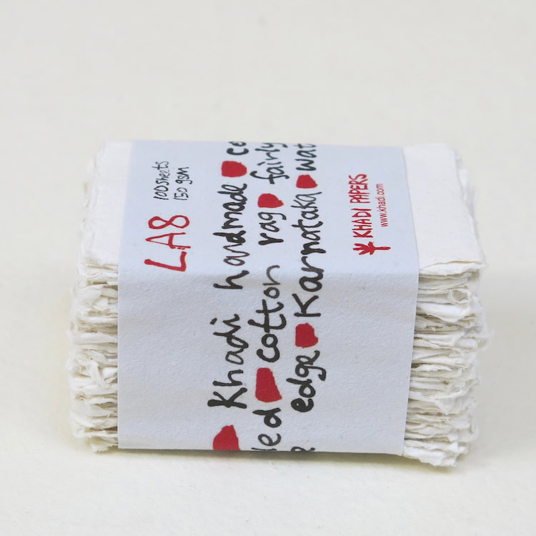 Бумага для акварели KHADI PAPERS 5х8 см 150 г 100% хлопок ...