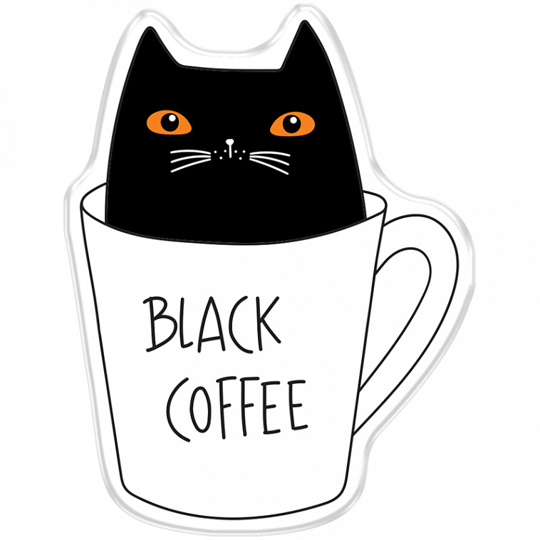 Значок акриловый MESHU "Catincup", 2,3*3,0 см MESHU-MS_47444 - купить в Москве по цене 106 руб в ...