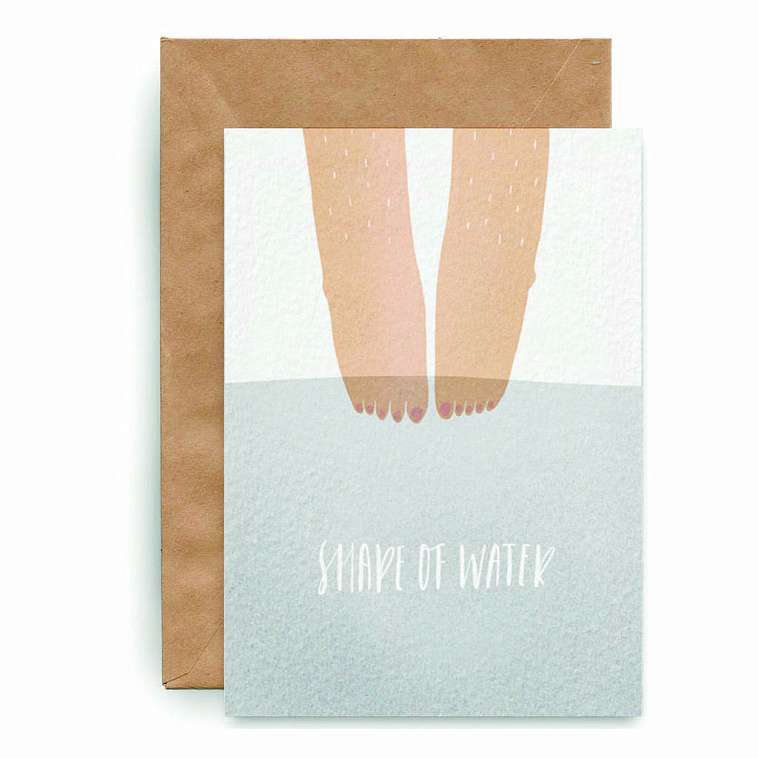 Открытка Yetti Shape of water Yetti-6010004848021 - купить в Москве по ...