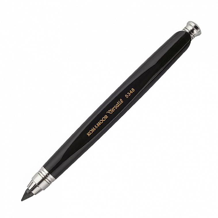 Карандаш цанговый Koh-I-Noor "Versatil" 5,6 мм, черный корпус, металл ...